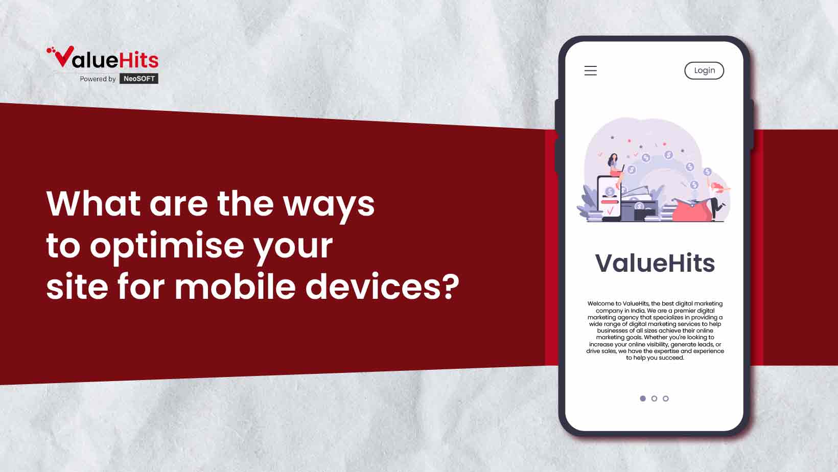 What are the ways to optimize your site for mobile devices? What are the ways to optimize your site for mobile devices?